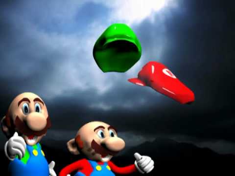 3ds max -Mario V.S. Superman - YouTube