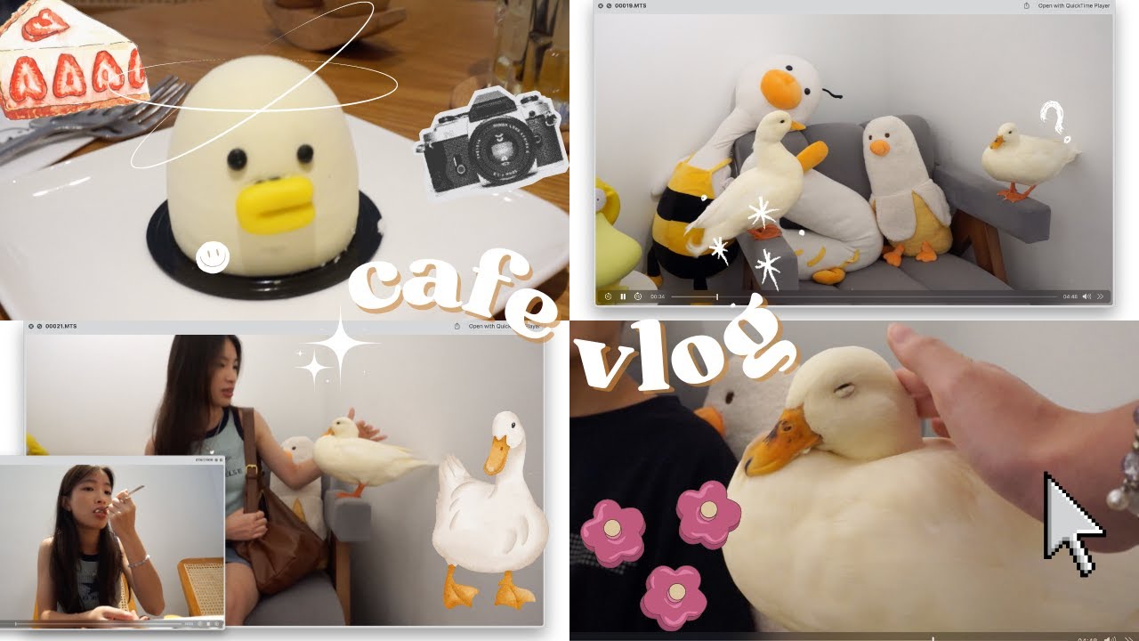 mini vlog ☕️ cafe// ducks 🐣// - YouTube
