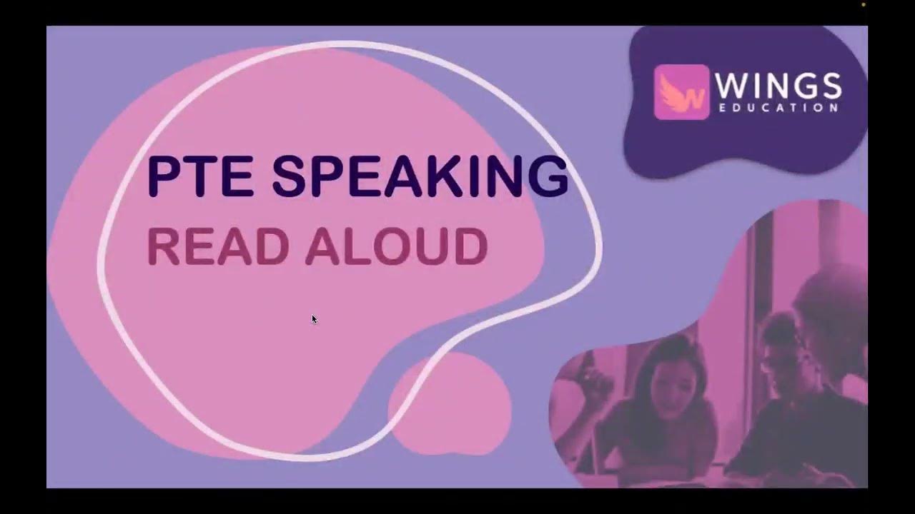 PTE Read Aloud - YouTube
