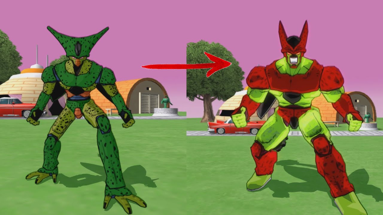 Cell - All Forms, Special Attacks and Costumes in DBZ Budokai Tenkaichi ...