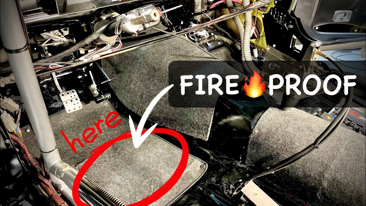 🔥 DIY FIRE PROOF FLOOR MATS 🚗 Race Car Safety Upgrades With Troy’s ...