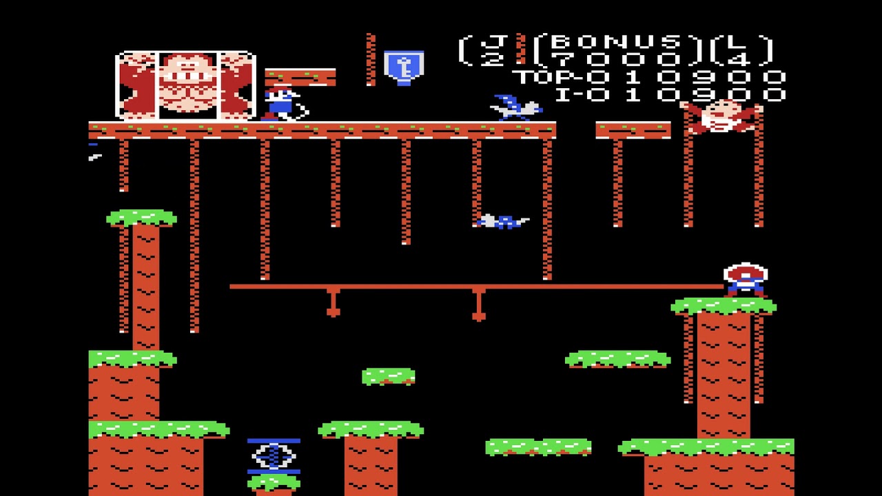 Donkey Kong Jr Longplay (Atari 7800 Version) - Level: Expert - YouTube