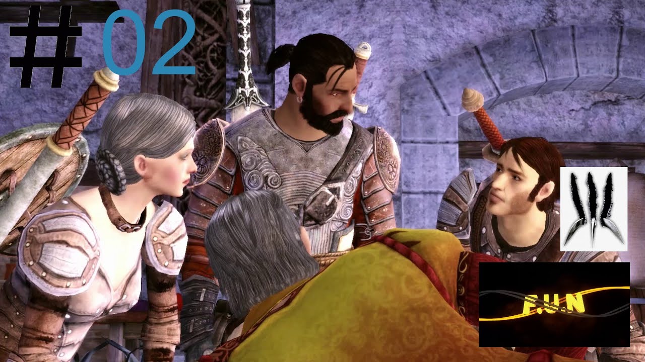 Dragon Age Origins 02 Castle under siege - YouTube