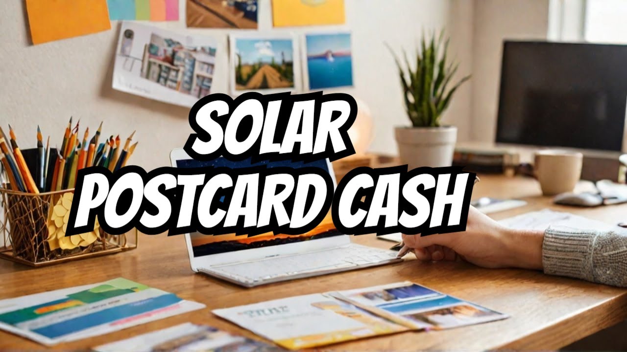 $2000/Day Mailing Solar Postcards (NO Experience Needed!) - YouTube