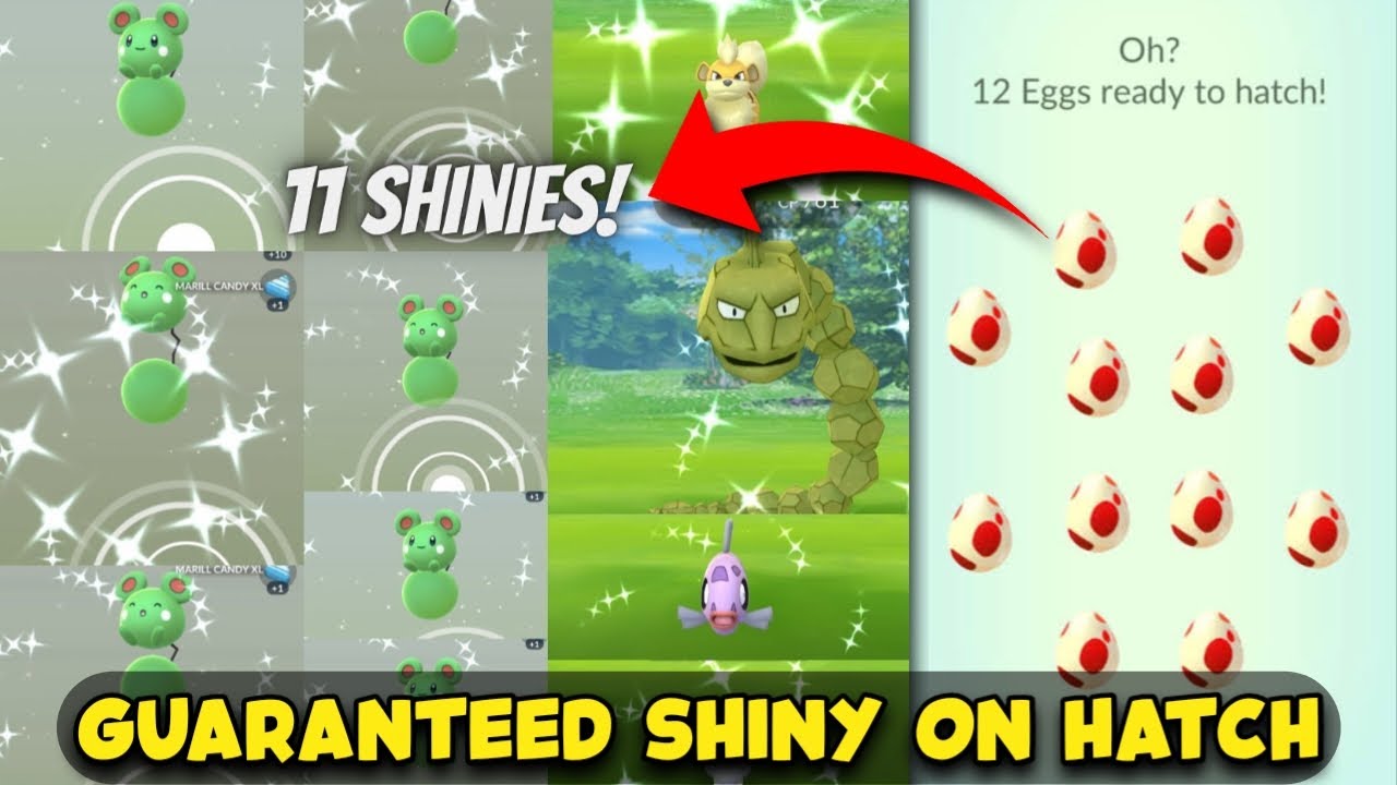 Guaranteed egg hatch shiny in Pokemon Go | Latest shiny hatch event in ...