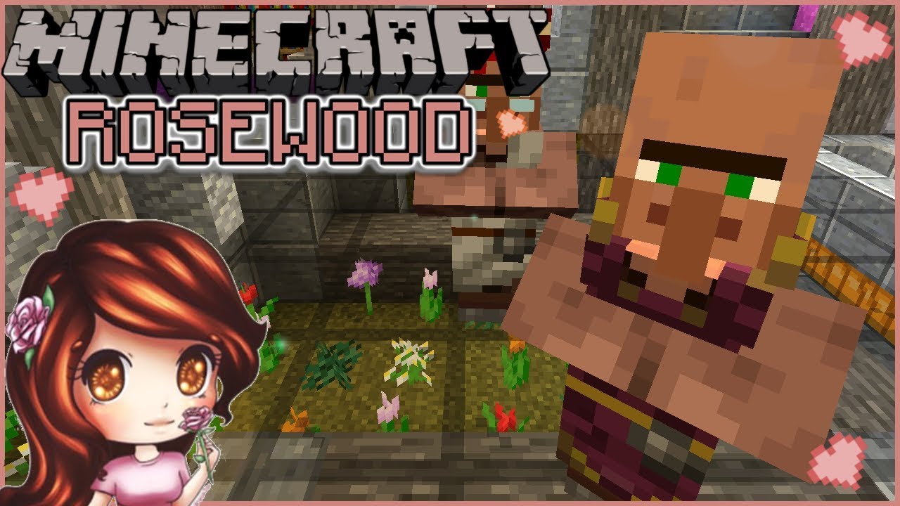 Netherwood Village 🌇🌹| Minecraft 1.14 Rosewood | Day 80 - YouTube