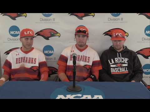 2017 AMCC Baseball Tournament: #5 Pitt-Bradford vs #1 La Roche College ...