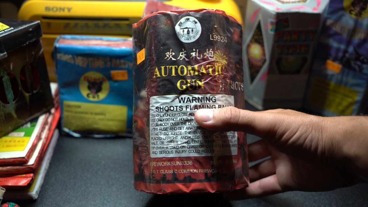 My Vintage Firework Collection - Rare, Unique & Old Fireworks - YouTube