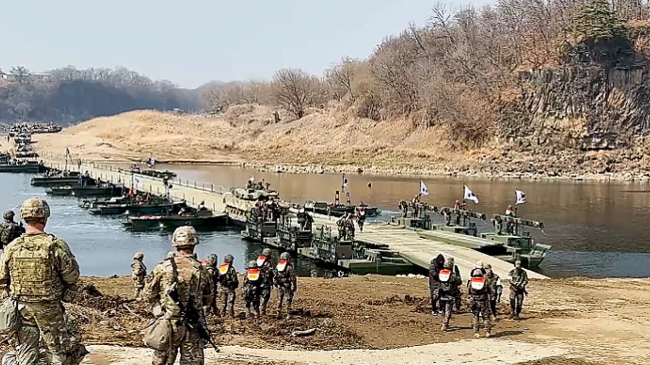Freedom Shield 25: ROK-US Joint Military Exercise - Wet Gap Crossing ...