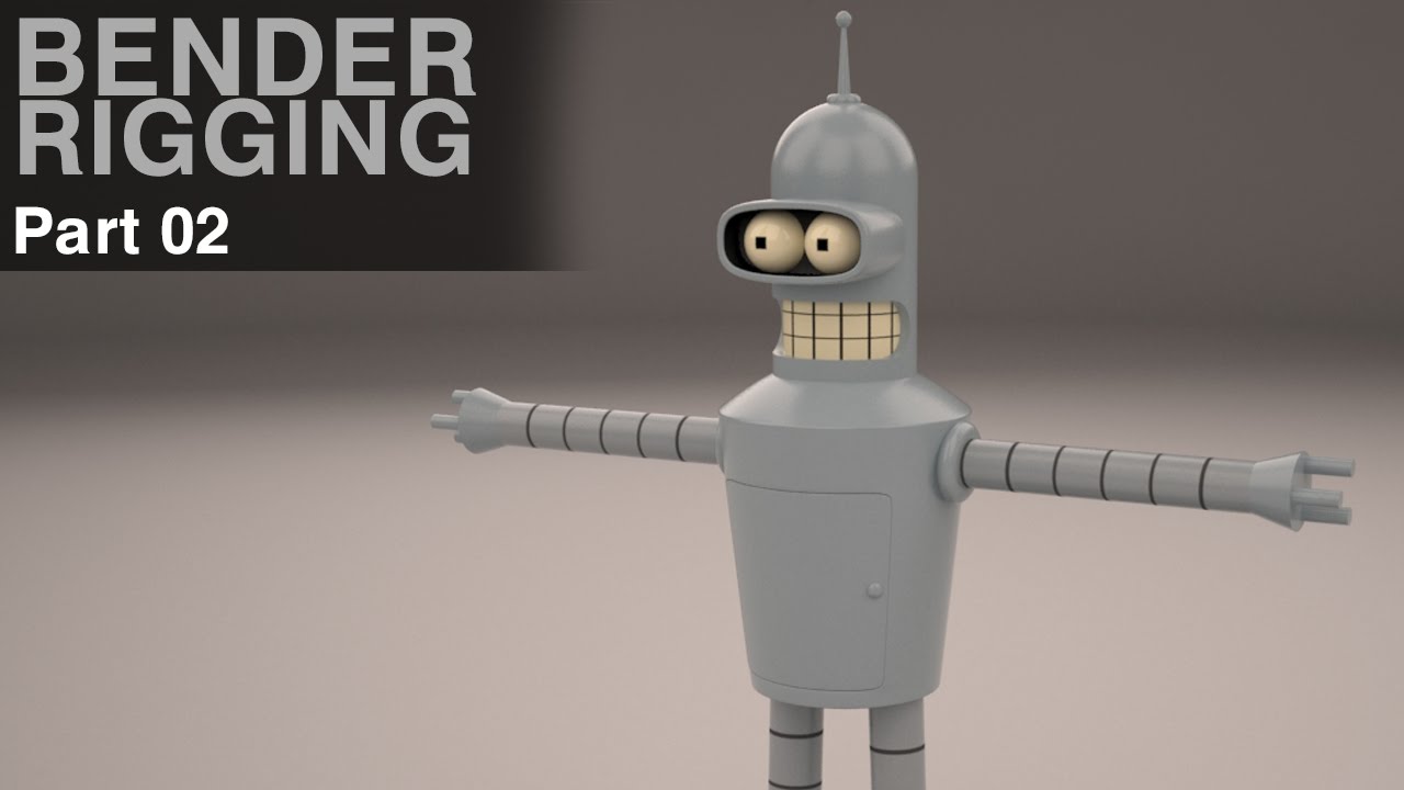 How to create Bender in Maya - 04 Rigging - YouTube