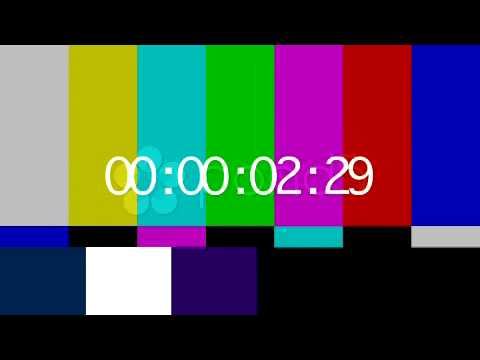 Stock Video Footage Color Bars and Tone - YouTube