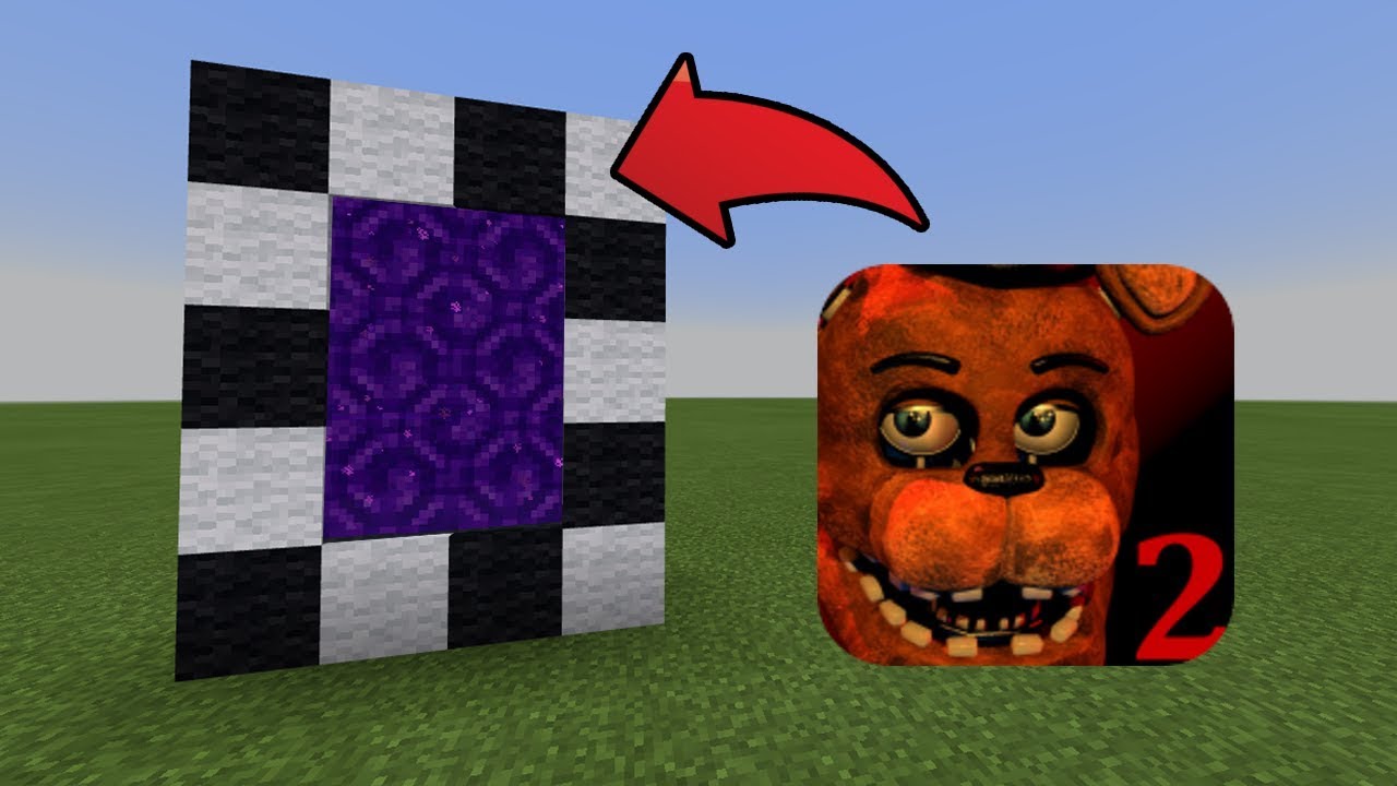Minecraft : How To Make a Portal to the Five Nights At Freddy's 2 ...