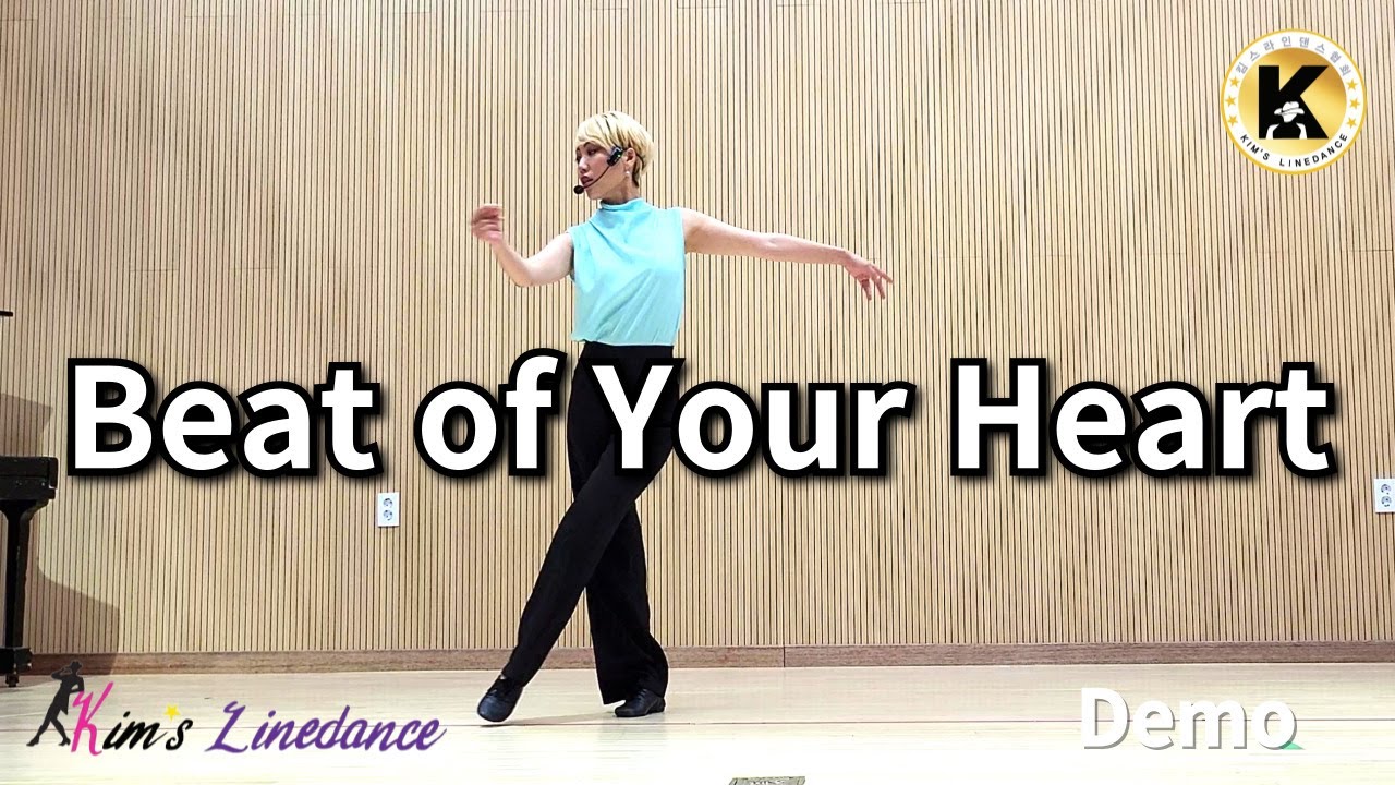 Beat of Your Heart Linedance (Demo) 중급 [Choreo: Toshiko Kawamoto, Sam ...
