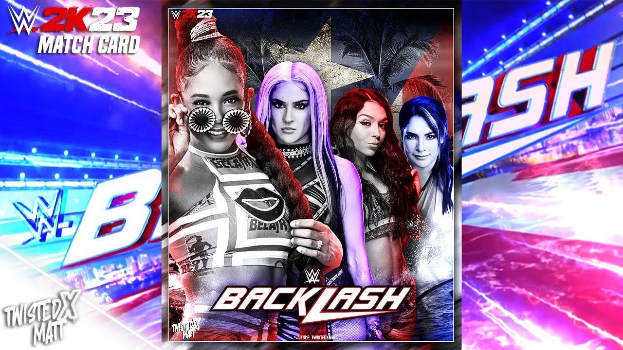 WWE 2K23: Women's Universe Mode | Backlash PPV Match Card - YouTube