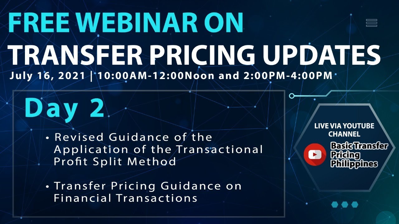 Free Webinar on Transfer Pricing Updates (Day 2) - YouTube