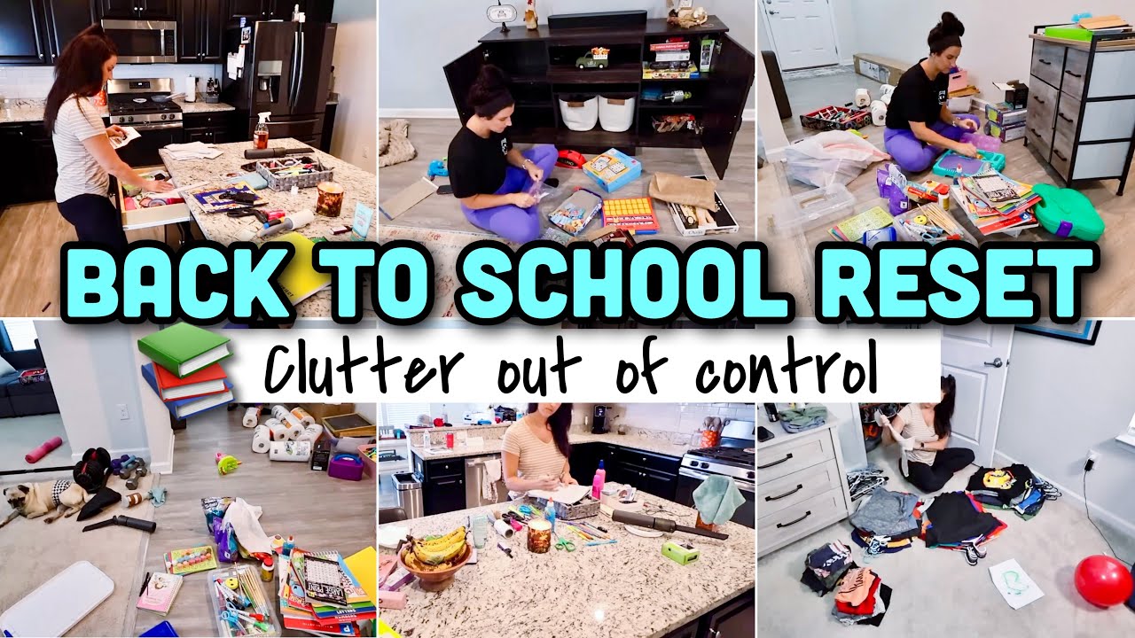 DECLUTTER & ORGANIZE KIDS SPACES FOR BACK TO SCHOOL BACK TO SCHOOL ...