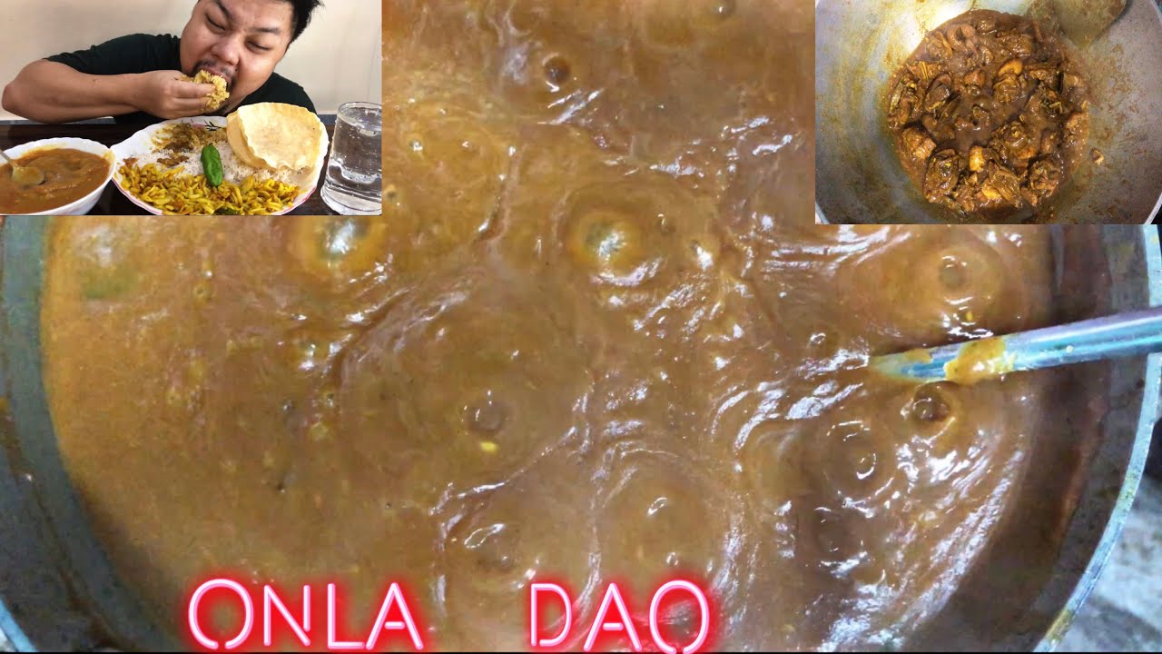 How to cook Onla dao ( rice flour chicken curry) | famous Bodo cuisine ...