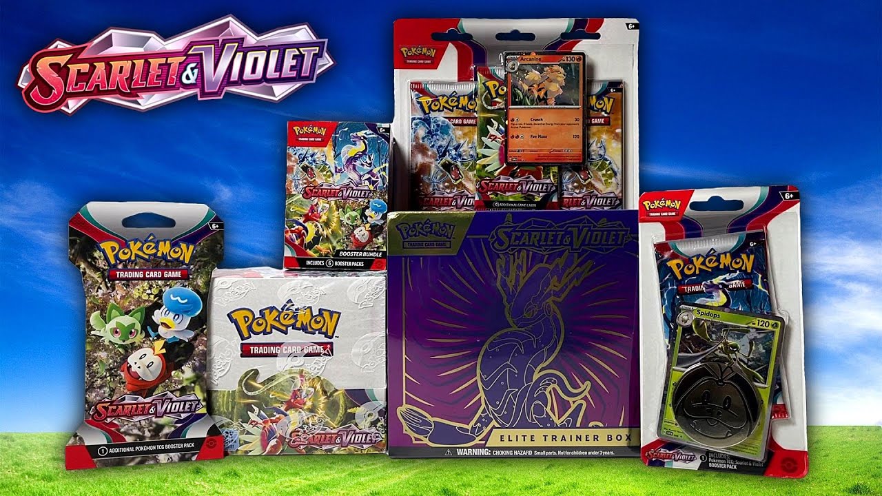 Opening ONE of EVERY Pokémon Scarlet & Violet Product! (AMAZING PULLS ...