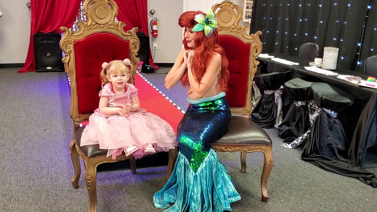 Catherine taking pictures and hugging Ariel - YouTube