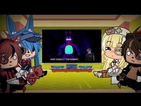 Fnaf1 React to eddie vr fnaf (1//?) (Remake)