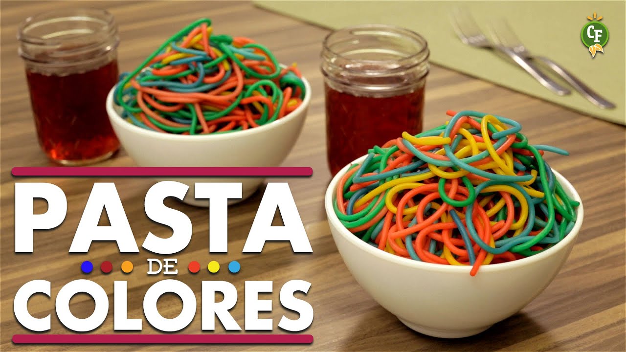 ¿Cómo preparar Pasta de Colores? - Cocina Fresca - YouTube