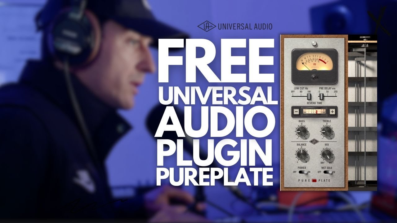 Free Universal Audio Plugin Pure Plate Reverb 2024 - YouTube