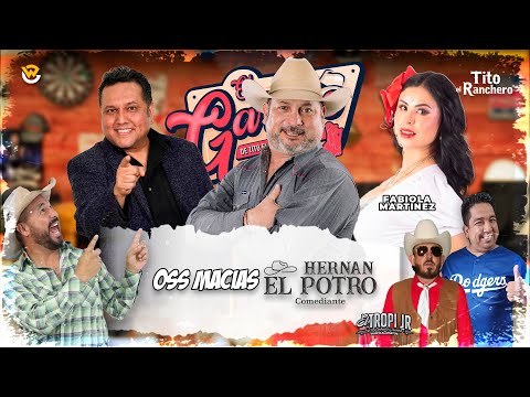 Hernán el Potro, Oss Macias y Fabiola Martinez en El Garage de Tito el Ranchero