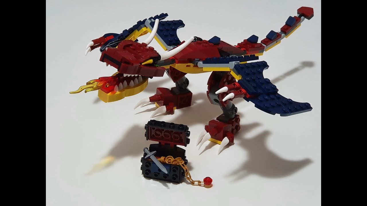 LEGO Fire Dragon | LEGO Creator 31102 Speed Build | LEGO Feuerdrache ...