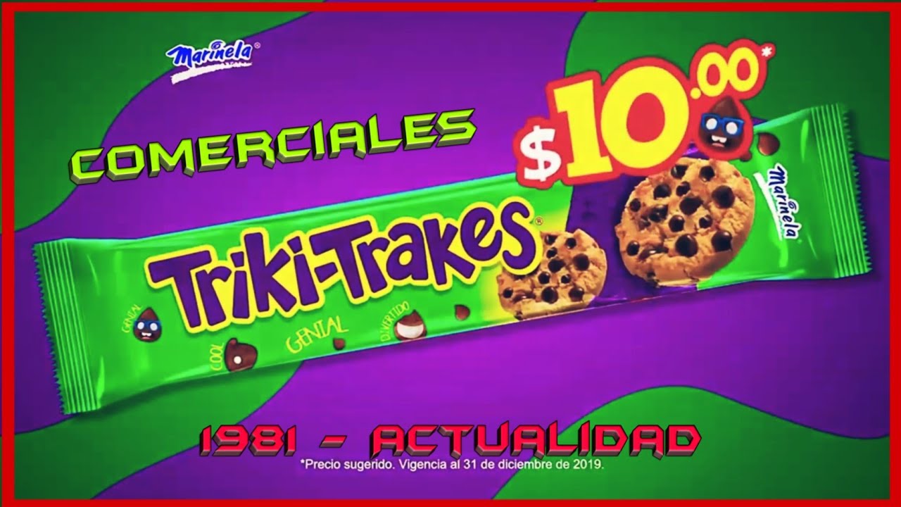 Comerciales Triki - Trakes Marinela | 1981 hasta 2021 - YouTube
