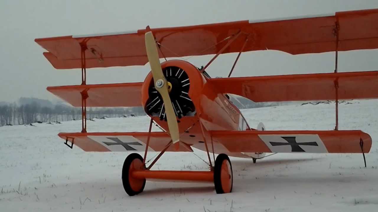 FOKKER DR1 von Robbe - YouTube