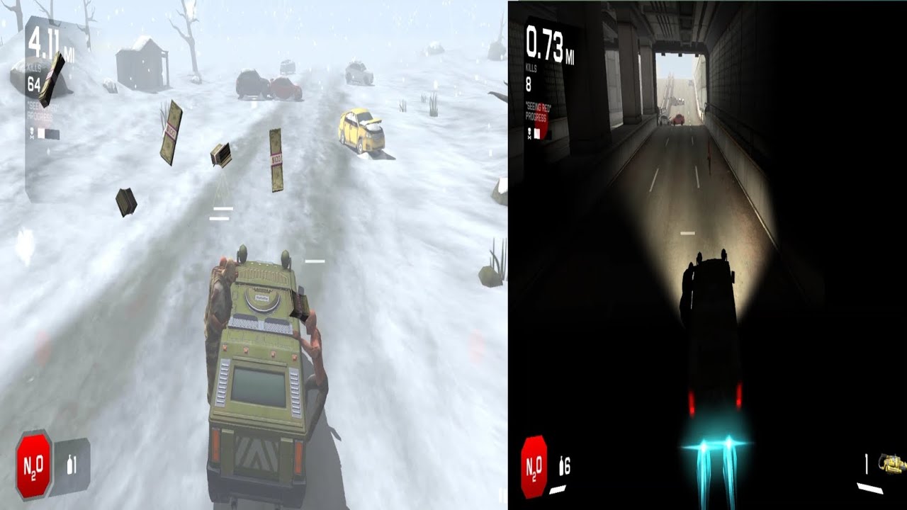 Zombie Highway game play - YouTube