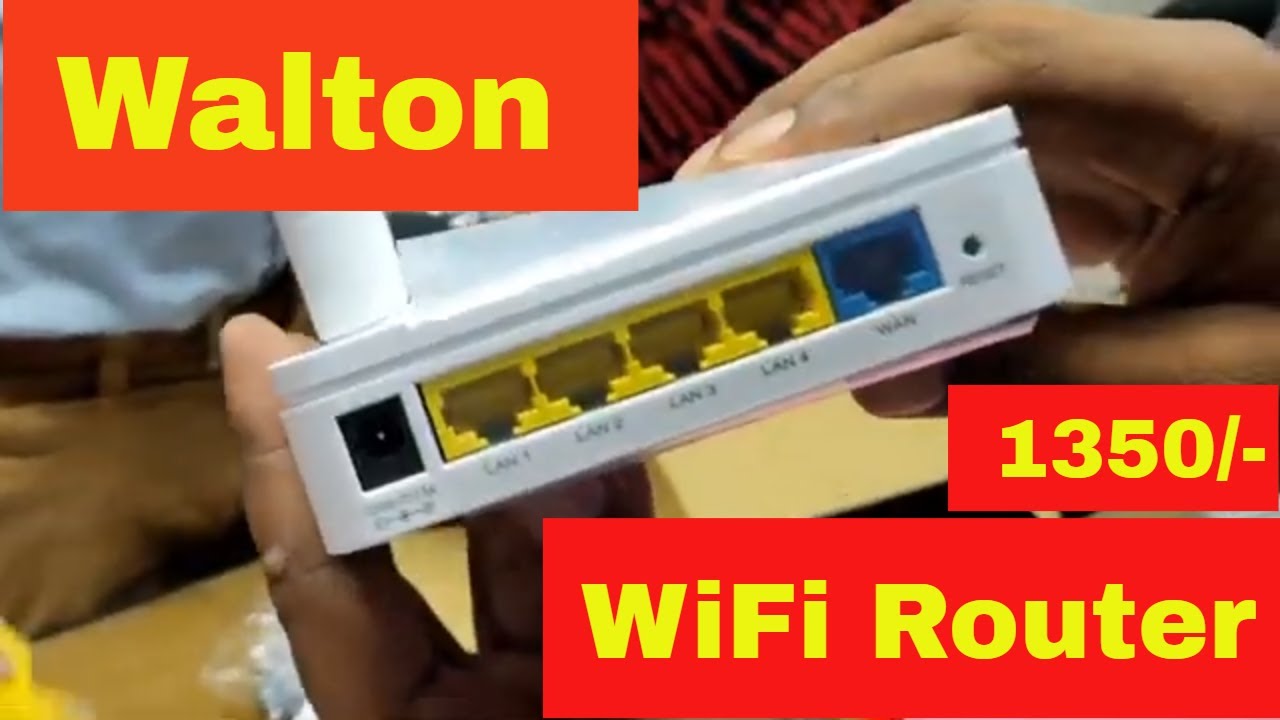 Walton WiFi Router WWR001N2 Unboxing | Bangla Unboxing - YouTube