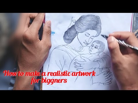 Makina a Realistic Drawing . How To Start Drawing For BIGGNERS . - YouTube