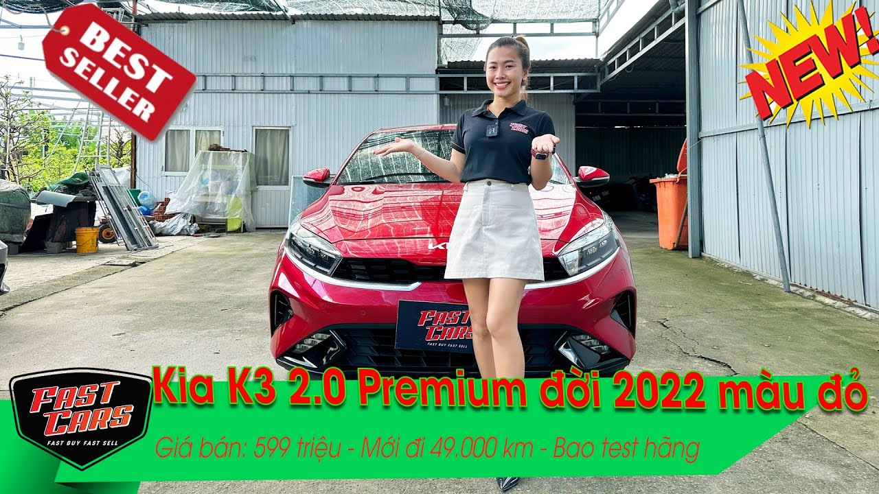 Quá đẹp 🔥 Kia K3 2.0 Premium đời 2022 màu đỏ cực đẹp, full options. Đi 49.000 km, hỗ trợ góp 70% ...