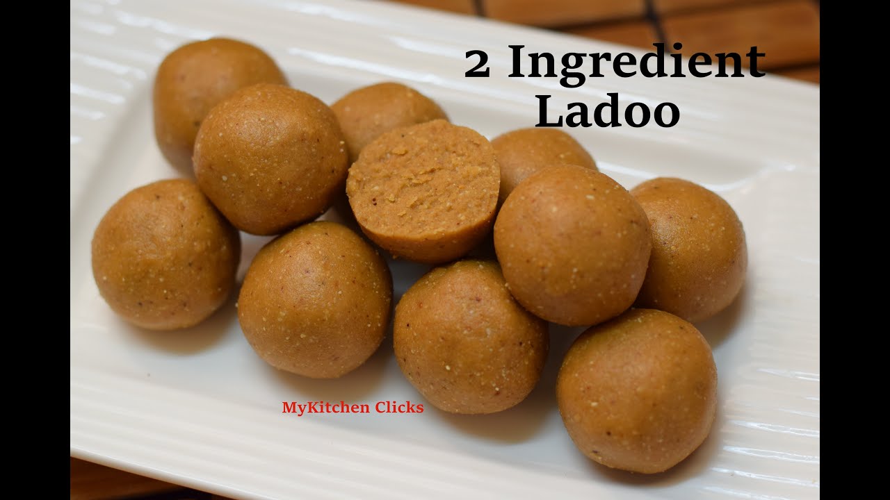 2 ingredient healthy ladoo recipe | lockdown laddu recipe | Easy sweet ...