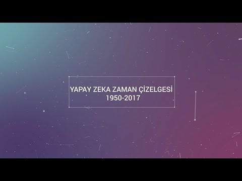 Yapay Zeka Zaman Çizelgesi 1950 - 2017