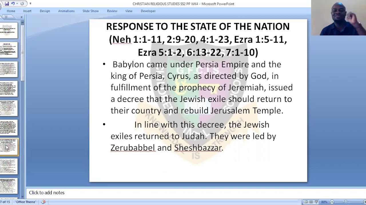 GOD FIRST COLLEGE: CRS CONCERN FOR ONE'S NATION, SS2, WEEK4 - YouTube