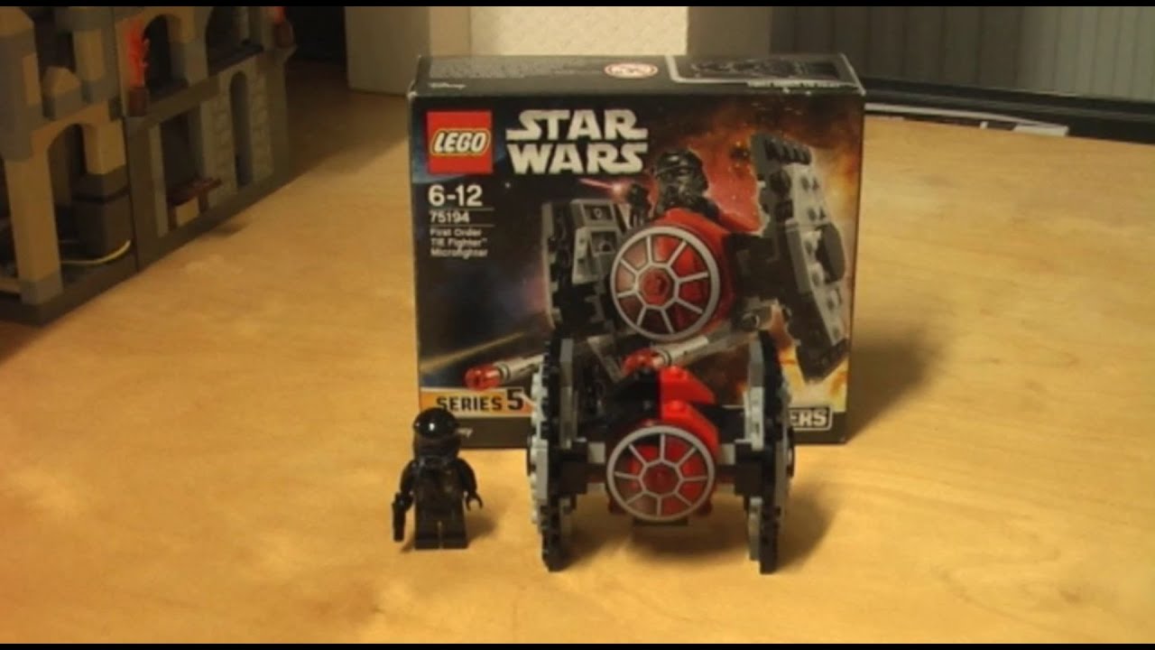 LEGO First Order TIE Fighter Microfighter – (Set 75194) – Review - YouTube