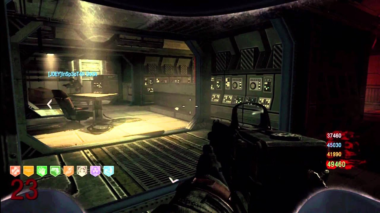 Call of Duty Black Ops Zombies Moon Invisible Excavator Glitch - YouTube