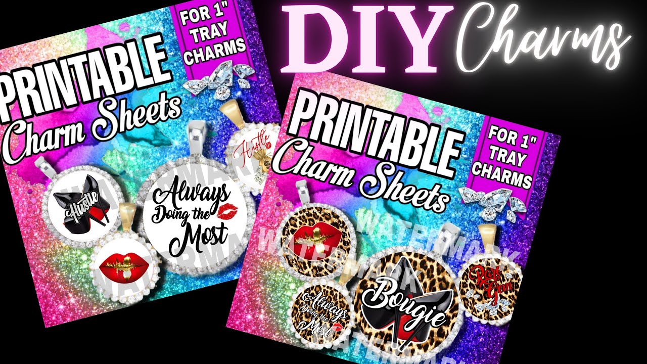 🔥DIY Tray Charms🔥Make Your Own charms to sell!! - YouTube
