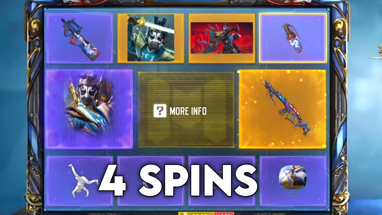 4 SPINS ON OPERA ASSASSIN LUCKY DRAW CODM - YouTube