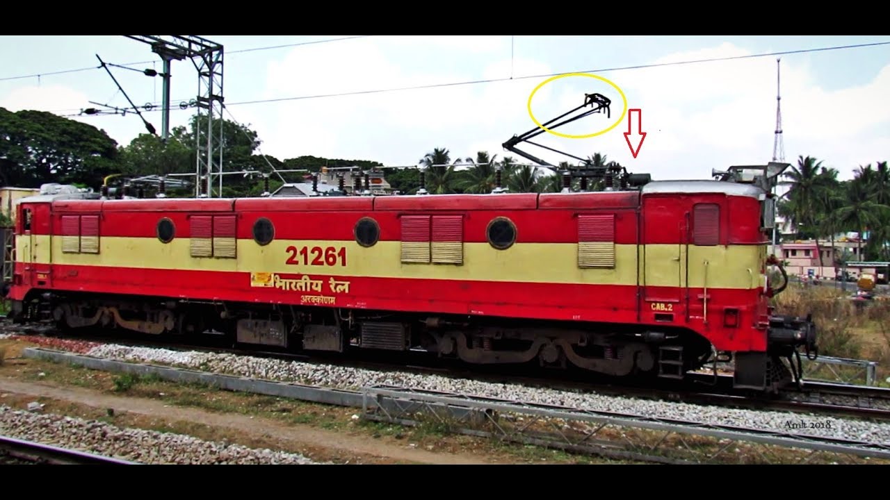 WAM4 PANTOGRAPH & Locomotive Shutting DOWN - Indian Railways - YouTube