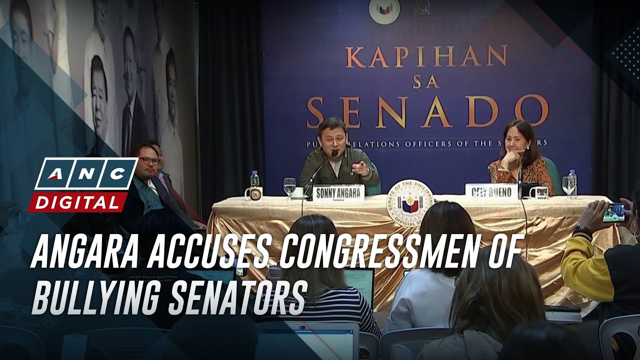 Angara accuses congressmen of bullying senators | ANC - YouTube