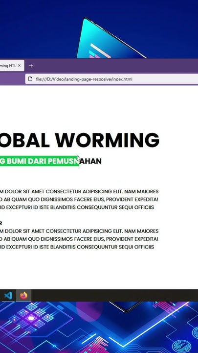 #Landing #HTML #CSS #website Landing Page Responsive HTML dan CSS - YouTube
