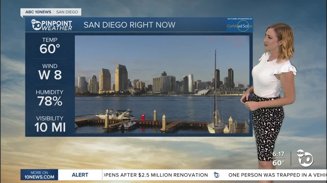 ABC 10News Pinpoint Weather with Meteorologist Leah Pezzetti - YouTube