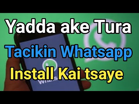 Yadda ake Tura Application Ta whatsapp Ayi install Kai tsaye da gaske