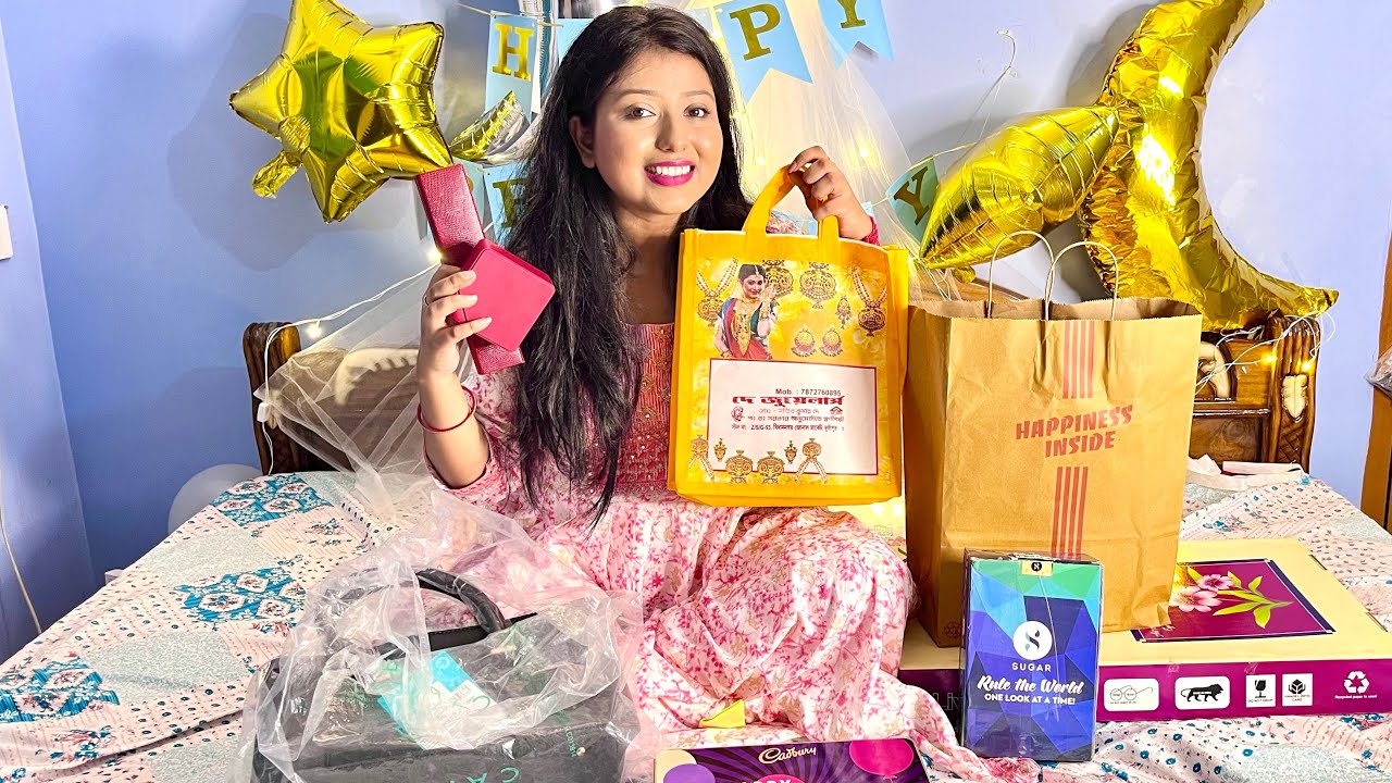 Biyer Por 1St Birthday te Gold er ki ki gifts Pelam 😍 - YouTube