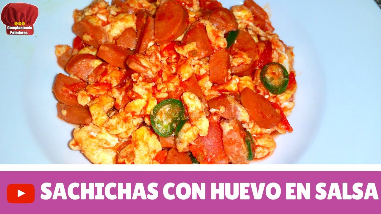 Huevos Con Salchicha Y Tomate