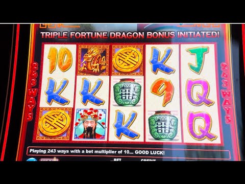 Lucky triple fortune dragon unleashed slots machine - YouTube