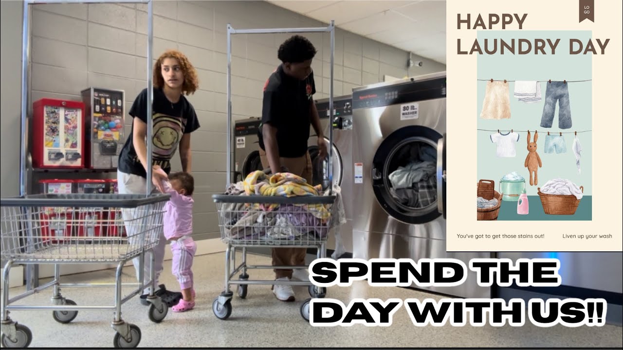 How We Spend Laundry Day As A Young Family Of 4(Very Interesting)😱 ...